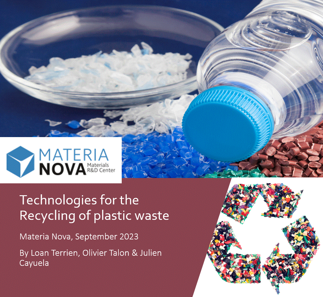 Bibiliographic study on plastic recycling - Materia Nova – innovation ...